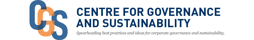 Centre for Governance and Sustainability (CGS) - Centre for Governance ...